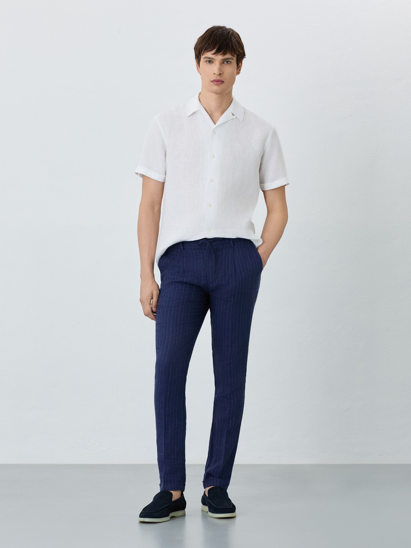 Calças de Linho | Homem | Sacoor Brothers