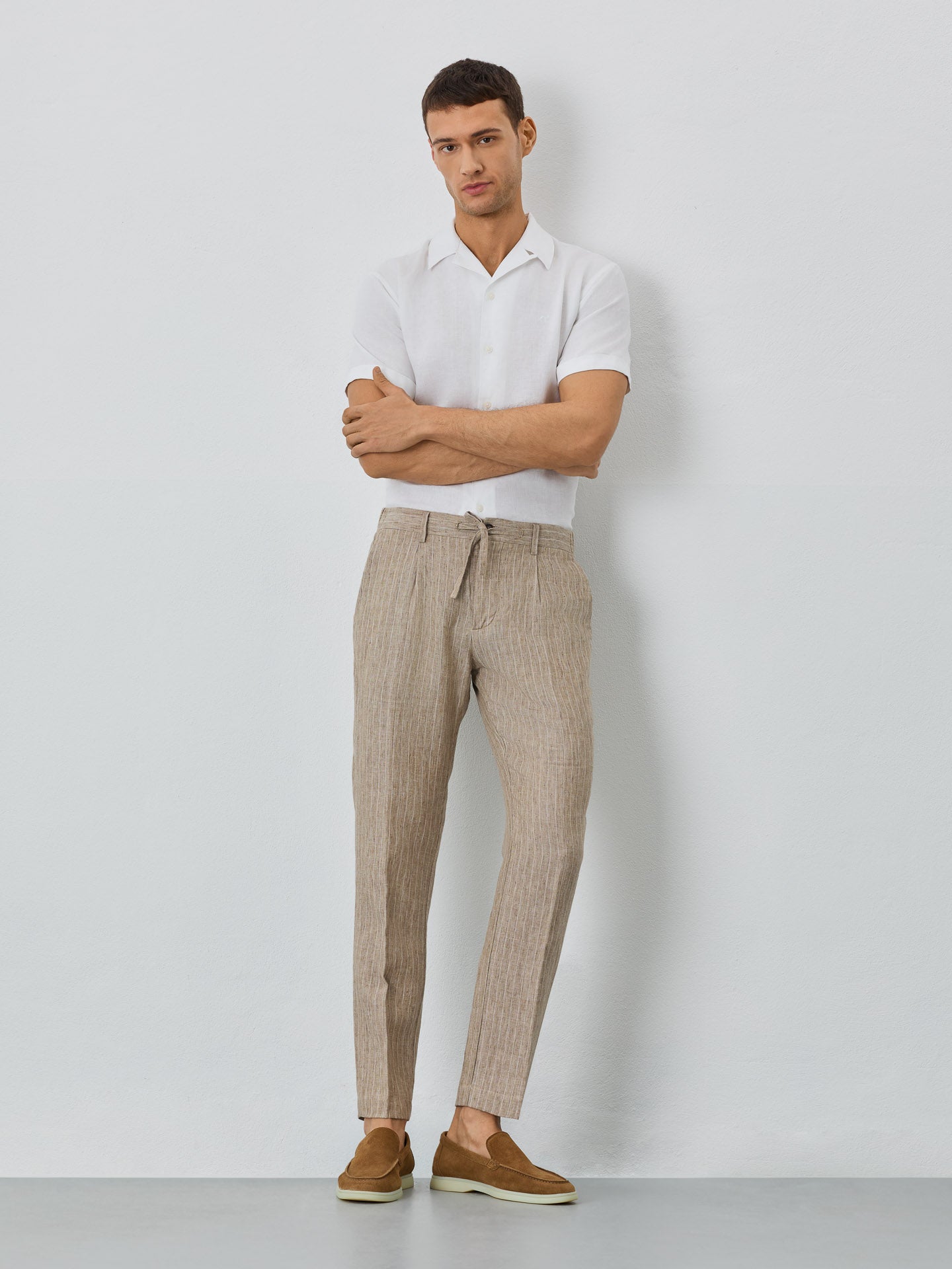 Calças de Linho | Homem | Sacoor Brothers
