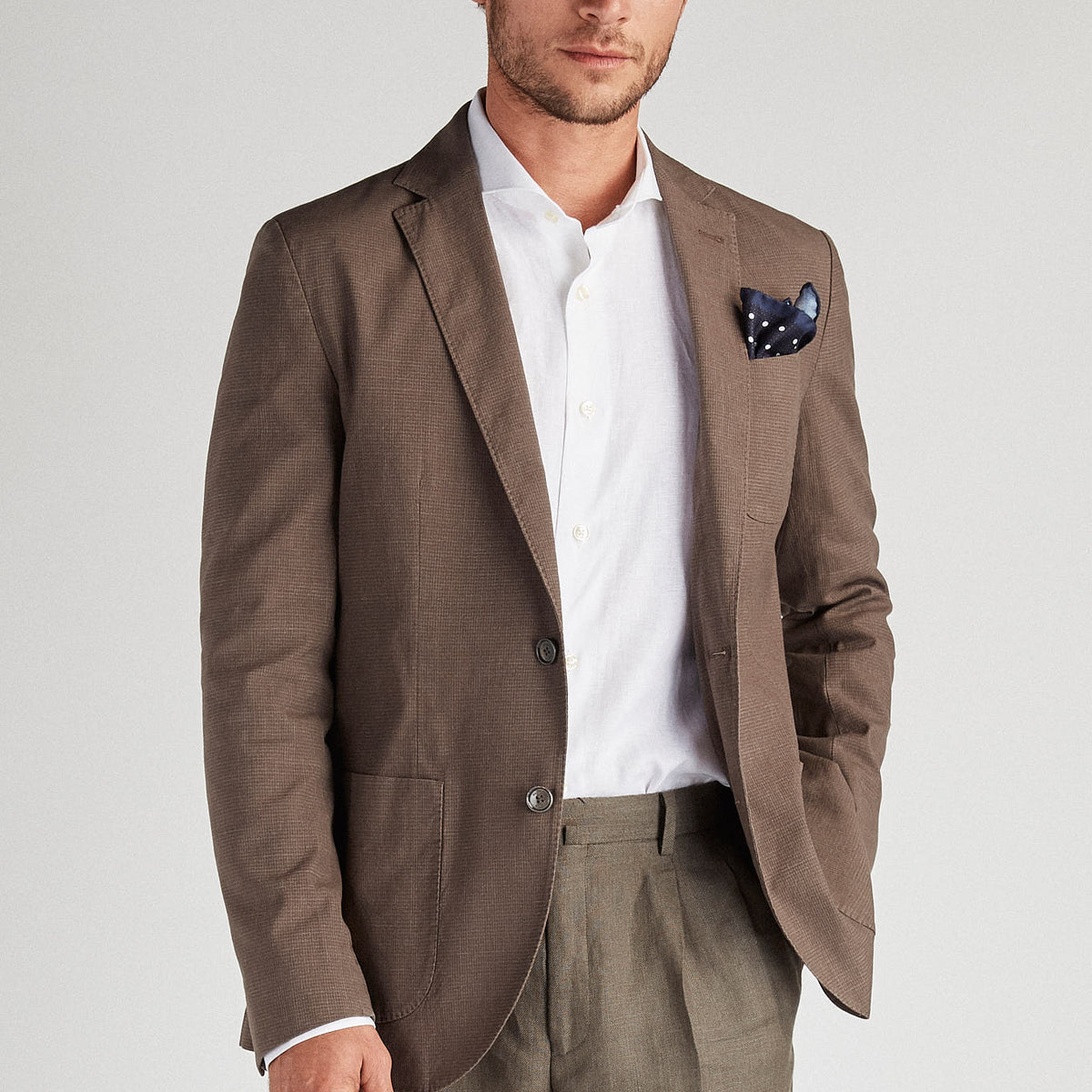 Blazer de Homem Classic Slim Fit Confecionado em Portugal – Sacoor Brothers